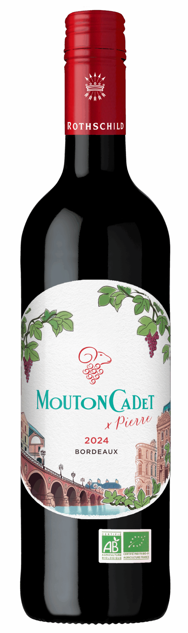 Mouton Cadet Rouge x Pierre : le rouge de Bordeaux qui se boit très ...